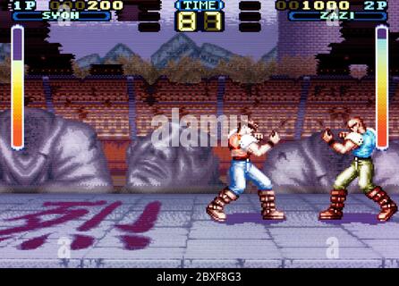 Tuff Enuff - SNES Super Nintendo - Editorial use only Stock Photo - Alamy