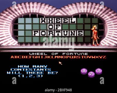 Wheel of Fortune - SNES Super Nintendo - Editorial use only Stock Photo ...