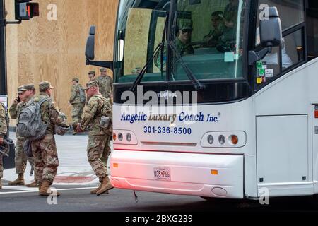 US Air Force bus - Washington, DC USA Stock Photo - Alamy