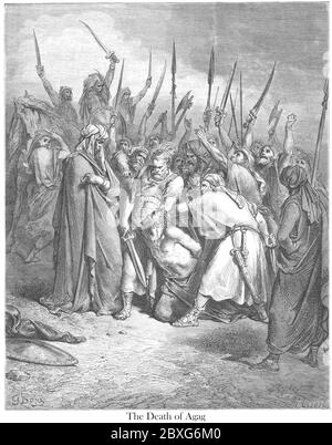 The Death of Agag by Gustave Dore Stock Photo - Alamy
