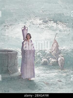 Bible, Jacob at Laban's, Genesis, 29, 20, Moses, Old Testament, Genesis ...