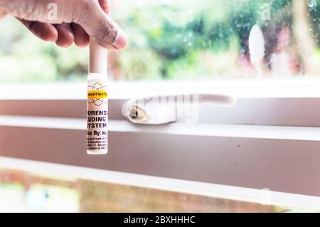 Smartwater forensic code marking liquid to trace individual assets and ...