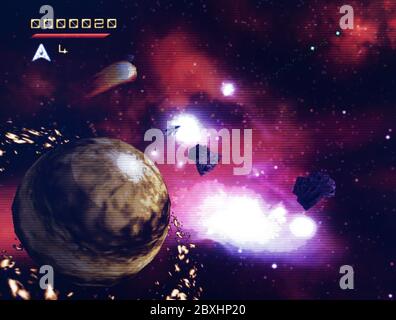 Hyper Asteroids 64 - Nintendo 64 Videogame - Editorial use only Stock ...