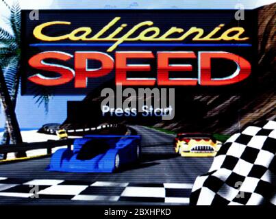 California Speed - Nintendo 64 Videogame - Editorial use only Stock ...