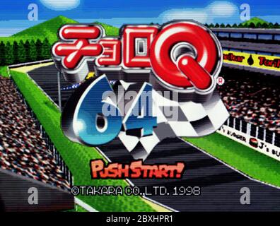 Choro Q 64 - Nintendo 64 Videogame - Editorial use only Stock Photo - Alamy