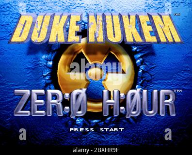 Duke Nukem Zero Hour - Nintendo 64 Videogame - Editorial use only Stock ...