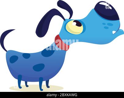 Doberman dog icon blue vector isolated Stock Vector Image & Art - Alamy