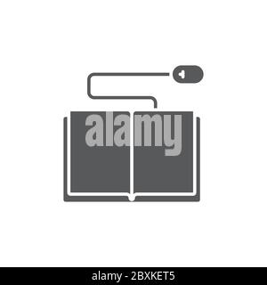 laptop computer with ebook isolated icon Stock Vector Image & Art - Alamy