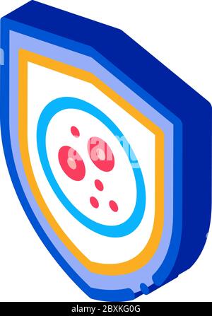 skin rash disease isometric icon vector illustration Stock Vector Image ...
