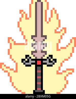 blade sword effect cartoon vector illustration Stock Vector Image & Art ...