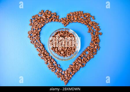 Alphabet Chocolate Corn Flakes Letters Isolated Stock Photo - Alamy