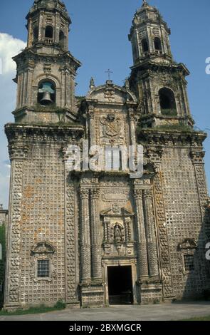 Facade of Sobrado Abbey, Sobrado, Galicia, Spain Stock Photo - Alamy
