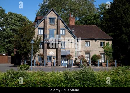 The Saxon Mill restaurant, Warwick, Warwickshire, England, UK Stock ...