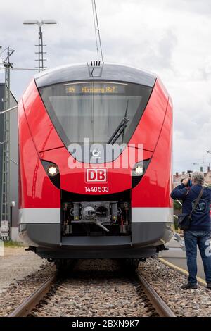 Nuremberg, Germany. 08th June, 2020. View inside the new railcar of the ...