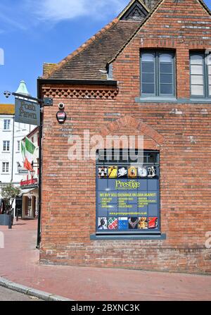 Prestige Pawnbrokers shop in The Lanes Brighton Brighton UK . The shops ...