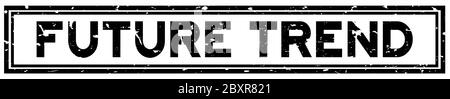 future trend stamp. square grunge sign isolated on white background ...