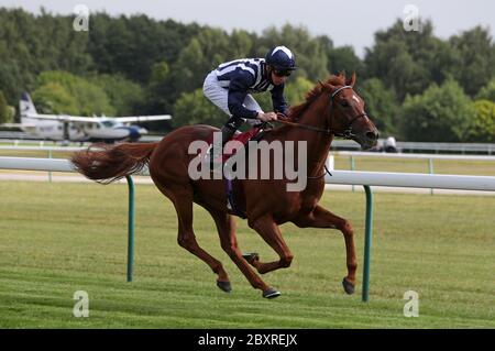 Jockey Jason Watson at Haydock Park Racecourse, Newton-le-Willows ...