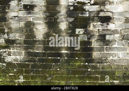 old chinese blue bricks wall Stock Photo - Alamy