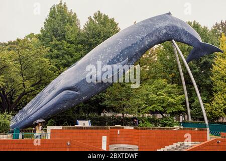 Whale statue in Ueno Park Tokyo Japan Stock Photo - Alamy
