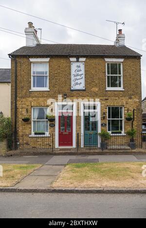 Ye Olde Village Sweet Shop sign on the front of two pretty semi ...