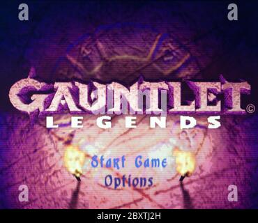 Gauntlet Legends - Nintendo 64 Videogame - Editorial use only Stock ...