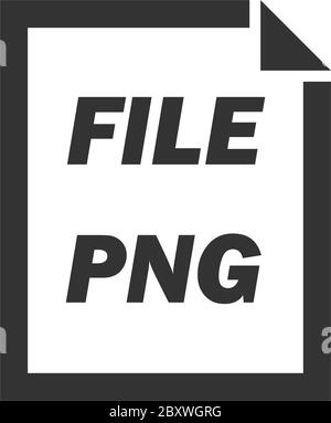 PNG file. Black Icon Flat on white background Stock Vector Image & Art ...