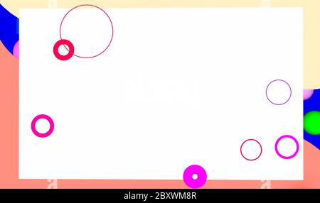 abstract background with circles and place for your text Stock Photo ...