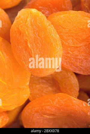 red and orange dried apricots in macro Stock Photo - Alamy