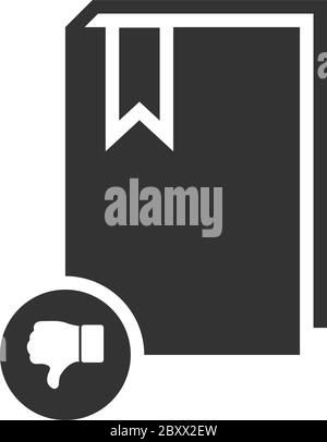 Dont read. Book sign icon. Open book symbol. Red prohibition sign. Stop ...