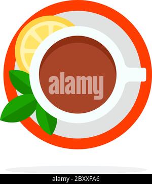 Mint leaves flat vector color icon template Stock Vector Image & Art ...