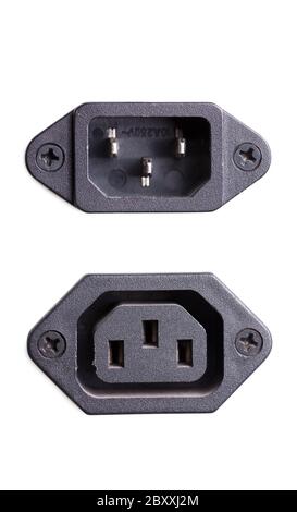 UPS power sockets Stock Photo - Alamy