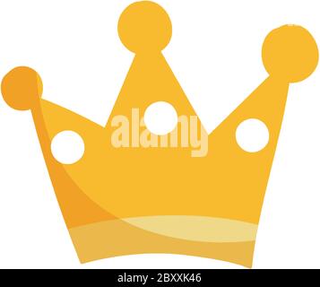 crown monarchy royal hierarchy king queen isolated design icon vector ...