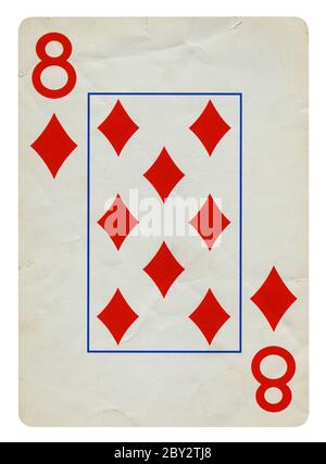 eight of diamonds Stock Photo - Alamy