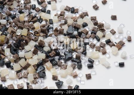 transparent polymer resin granulate Stock Photo - Alamy