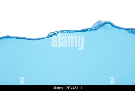 Front view of isolated water wave Stock Photo - Alamy