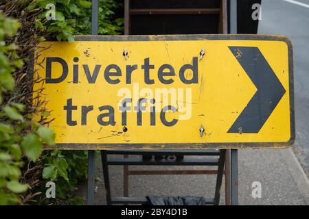 Newly erected signage is seen on the A299 leading to the Thanet Parkway ...