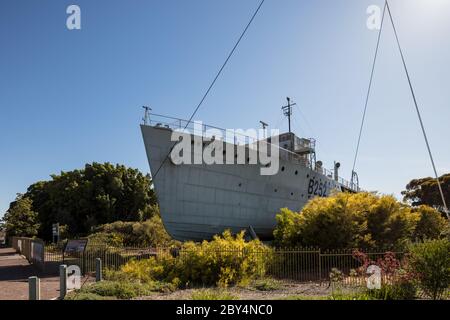 Whyalla Australia November 18th 2019 : HMAS Whyalla on display in ...