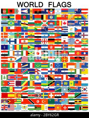 Complete set of Flags Stock Photo - Alamy