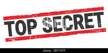 TOP SECRET red black stamp Stock Photo - Alamy