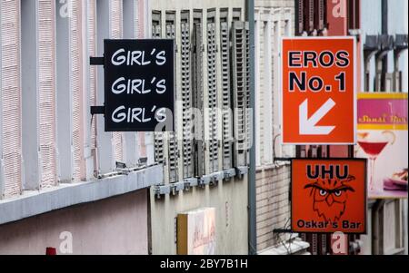 Red light district Stuttgart Baden-Wuerttemberg Germany Stock Photo - Alamy