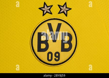 Close up of Borussia Dortmund crest Stock Photo - Alamy
