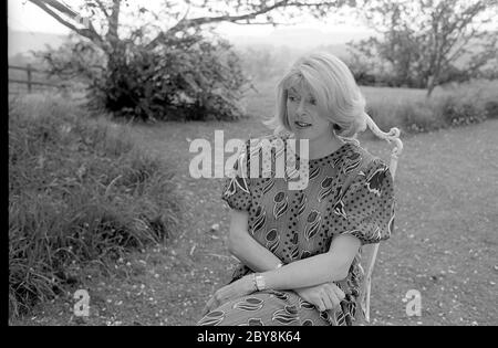 Dale Tryon, Lady Tryon, "Kanga" at home in 1988 Stock Photo - Alamy