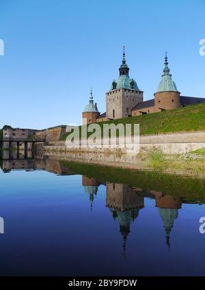 Sweden Kalmar palace Scandinavia Smaland ditch fortress water-palace ...