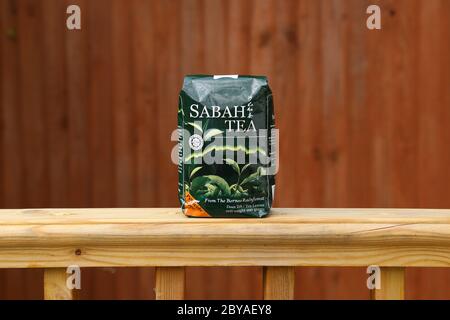 Packet of loose-leaf black Sabah Tea (Camellia Sinensis, 200g) from ...