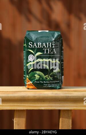 Packet of loose-leaf black Sabah Tea (Camellia Sinensis, 200g) from ...