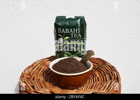 Packet of loose-leaf black Sabah Tea (Camellia Sinensis, 200g) from ...