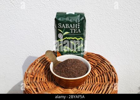 Packet of loose-leaf black Sabah Tea (Camellia Sinensis, 200g) from ...