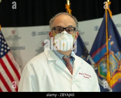 Valhalla, NY - June 9, 2020: Dr. Robert Amler attends Governor Andrew ...