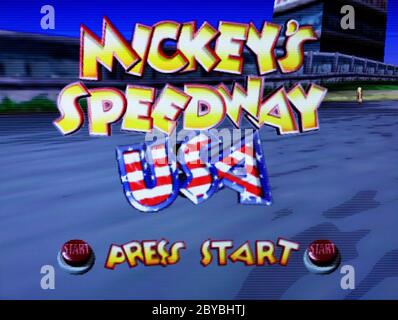 Mickey's Speedway USA - Nintendo 64 Videogame - Editorial use only ...