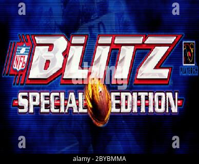 NFL Blitz Special Edition - Nintendo 64 Videogame - Editorial use only ...